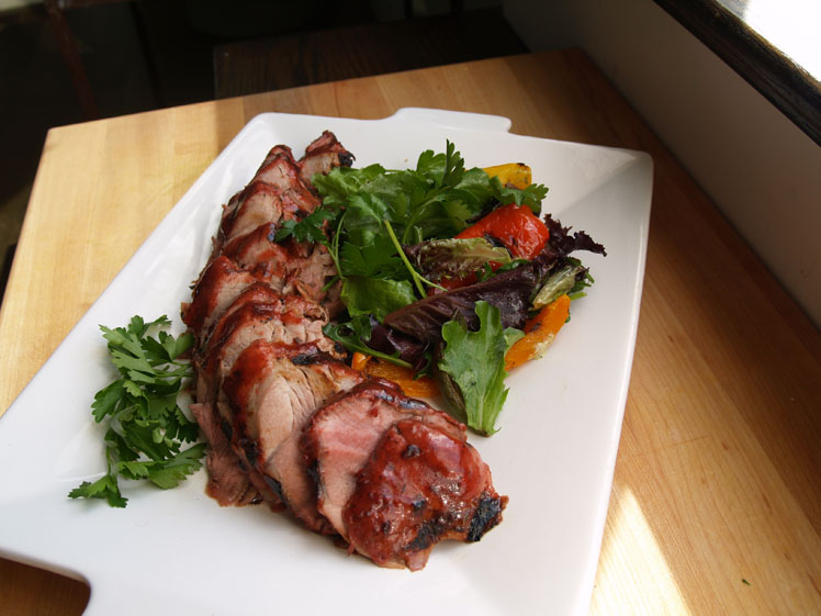 Ken's Lite Raspberry Walnut Vinaigrette Marinated Pork Tenderloin